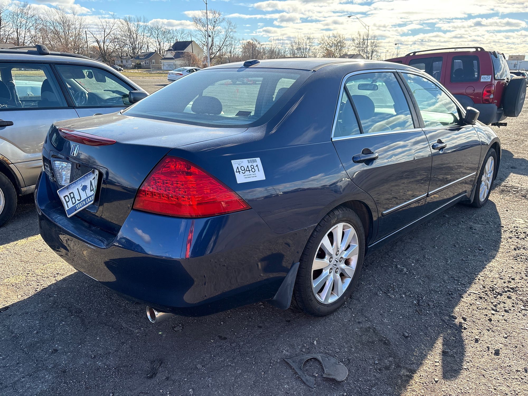 2007 Honda Accord EX-L Parts - U-Pull and Save Auto Parts - Pontiac ...