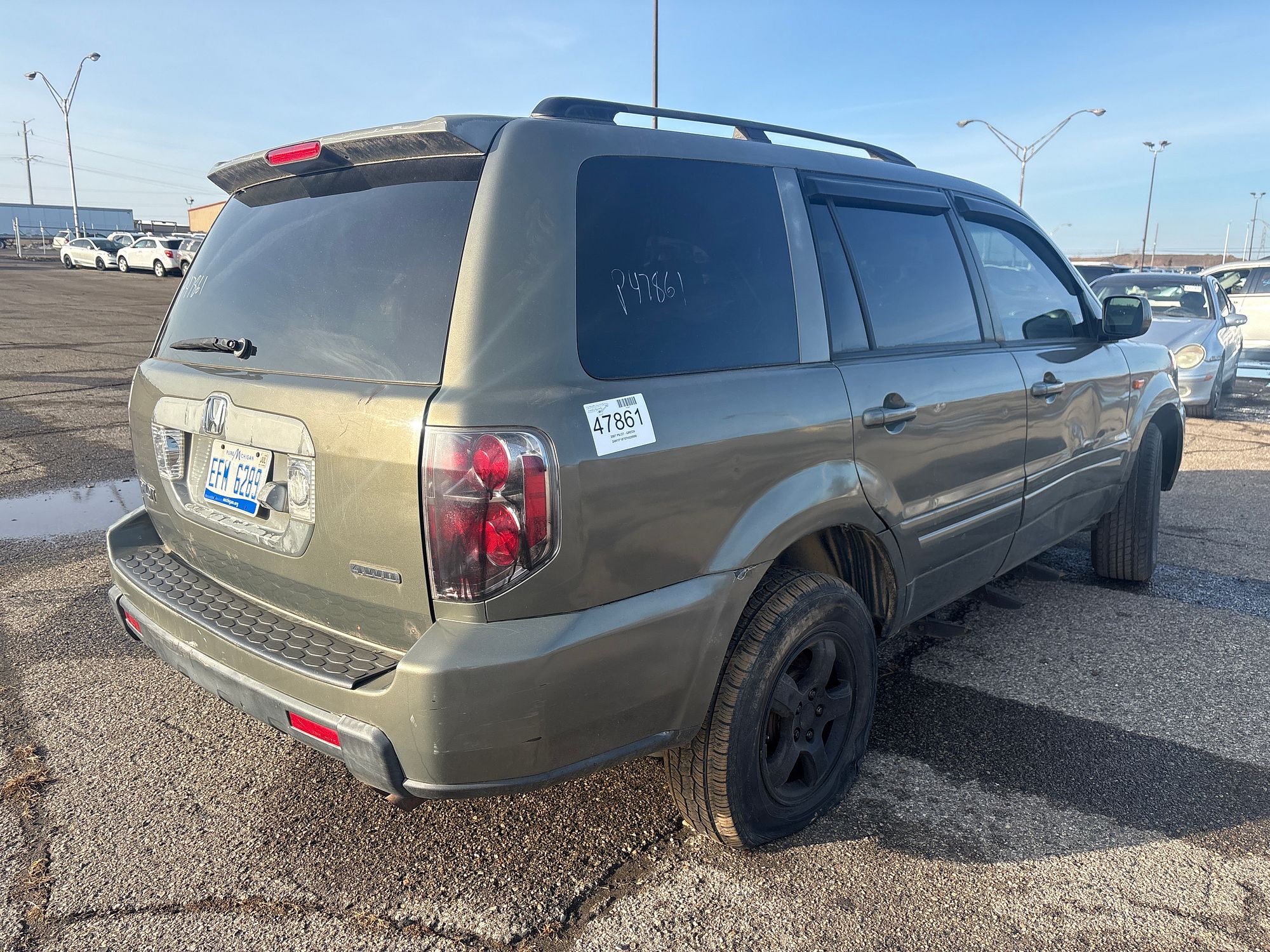 2007 Honda Pilot EX-L Parts - U-Pull and Save Auto Parts - Pontiac ...