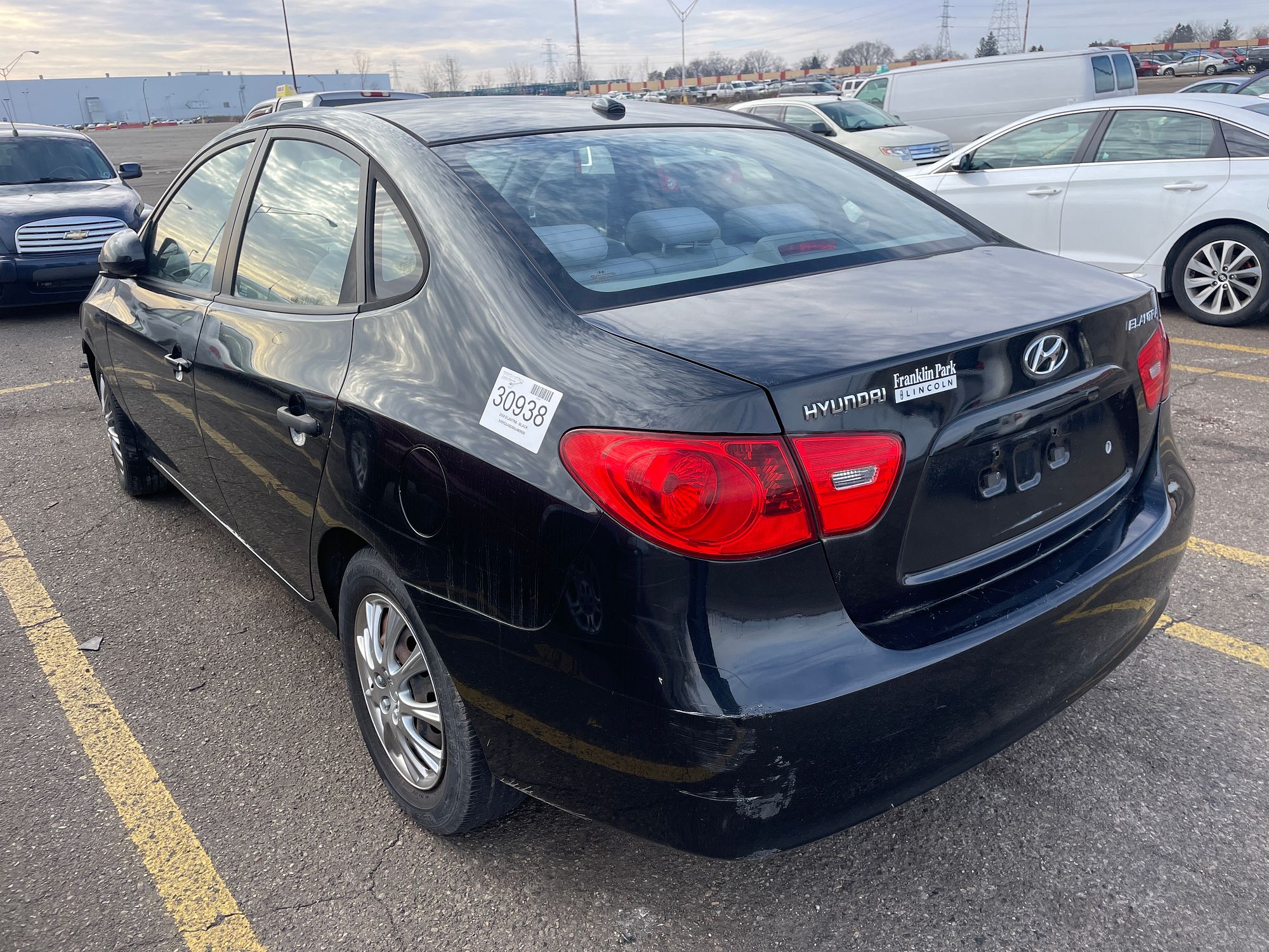 2008 Hyundai Elantra Black